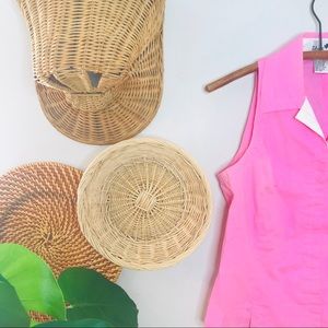 Vintage | Tops | Vintage Retro 9s Crop Pink Button Up Polo Tank | Poshmark